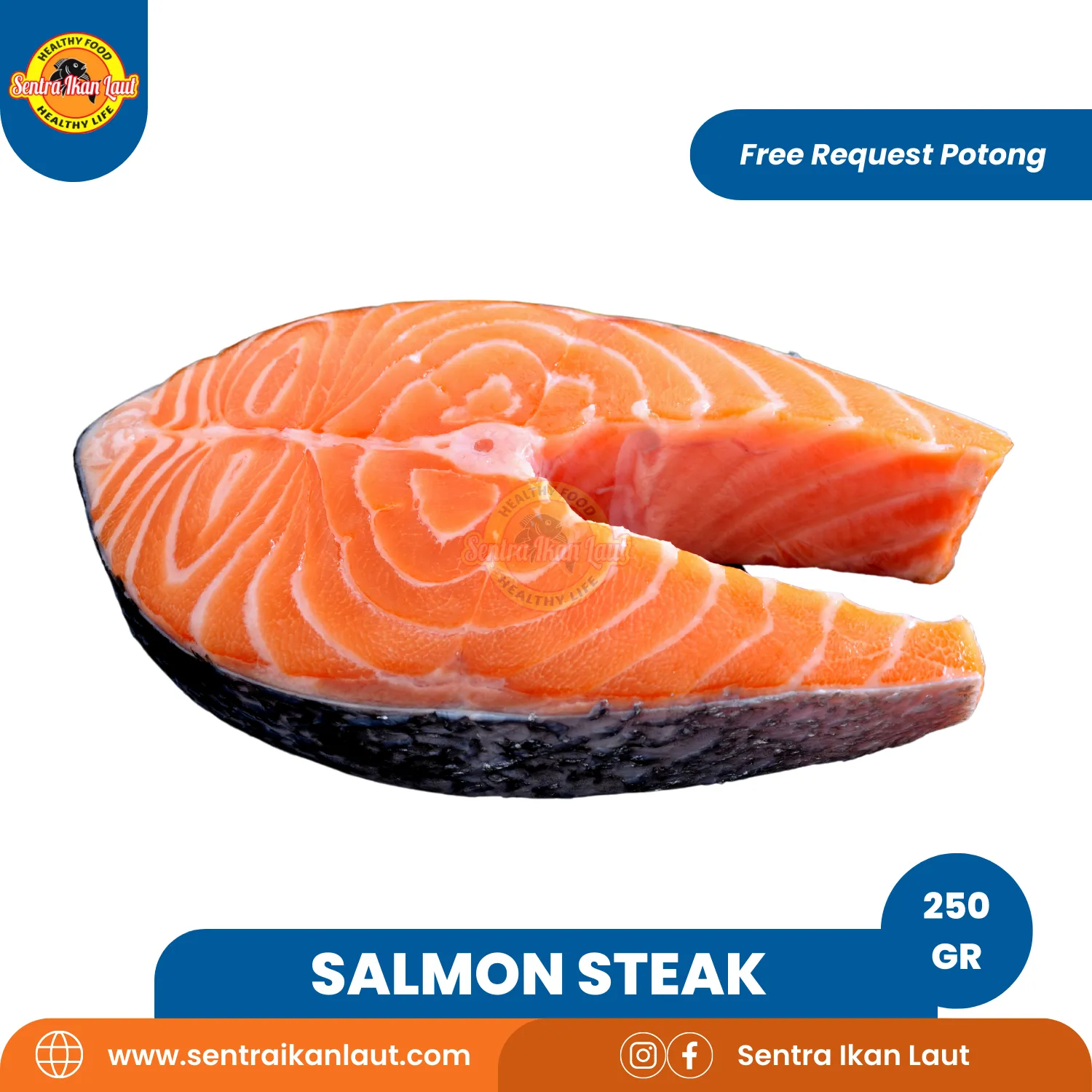 Jual Ikan Salmon Pondok Gede Bekasi - Sentra Ikan Laut (Fresh & Frozen)